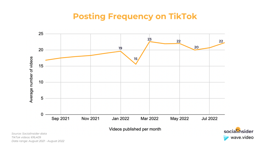 TikTok Benchmarks and Insights performance for 2022